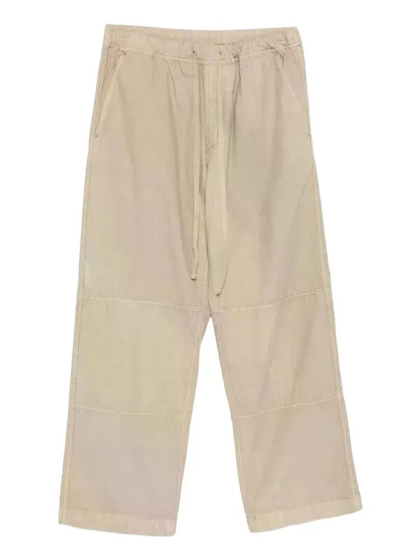 HAIKURE Drawstring-waistband Trousers - Neutrals