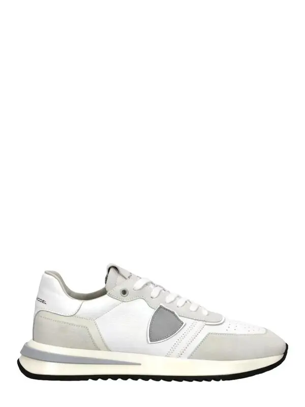 Philippe Model Tropez 2.1 Triangle Patch Sneakers - White