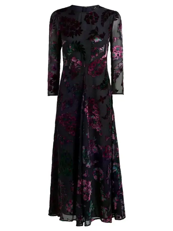 Etro Floral Print Dress - Black