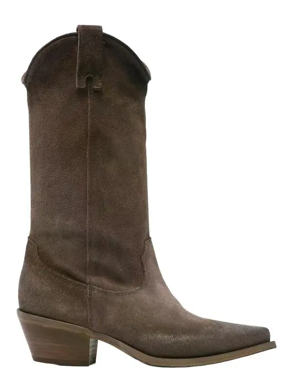 METISSE Pointed-toe Boots - Brown