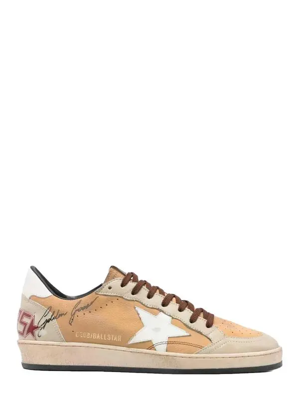 GOLDEN GOOSE Star Detail Suede Sneakers - Neutrals