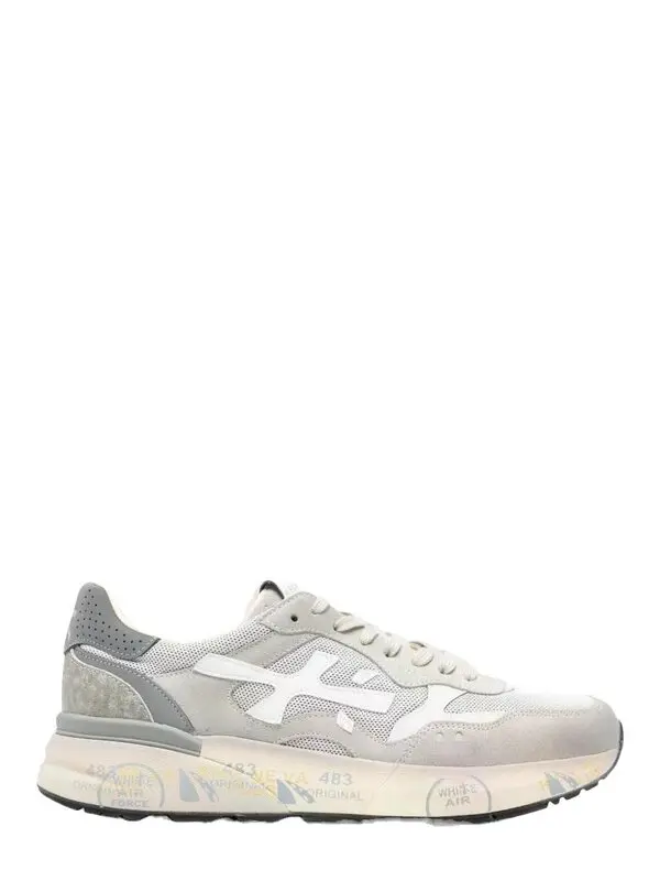 Premiata Mick Logo-patch Sneakers - Grey