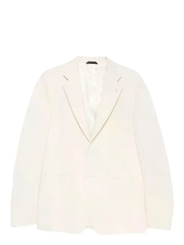 Giorgio Armani Textured Blazer - Neutrals