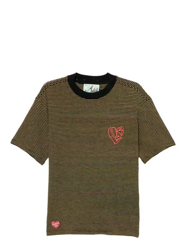Andersson Bell Striped T-shirt - Black