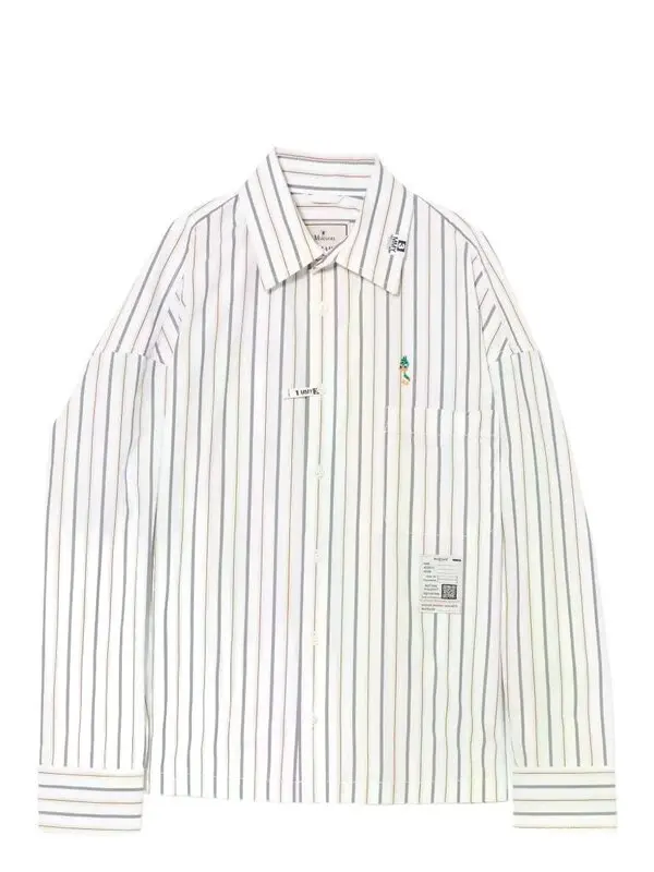 Mihara Yasuhiro Striped Shirt - White