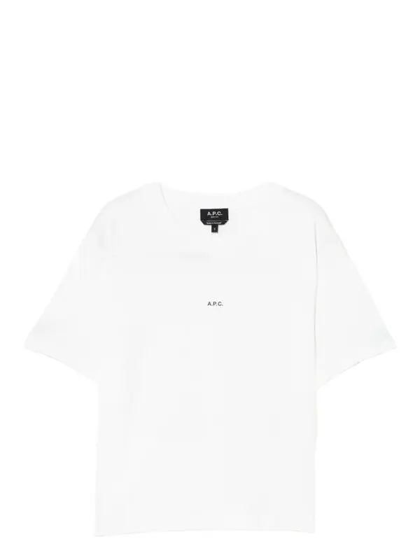 A.p.c. Logo-print T-shirt - White