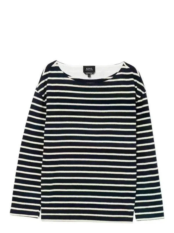 A.p.c. Striped T-shirt - Blue