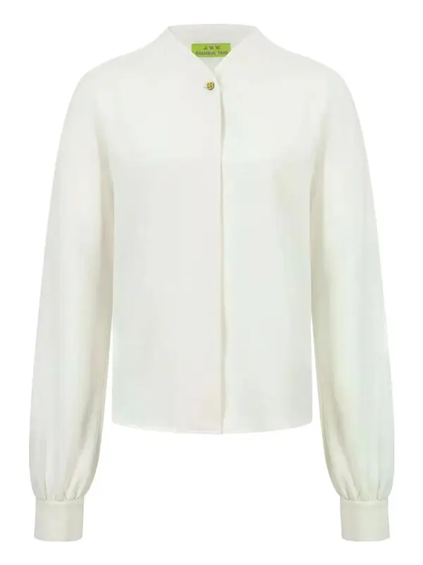 Shanghai Tang Long-sleeve Blouse - Neutrals
