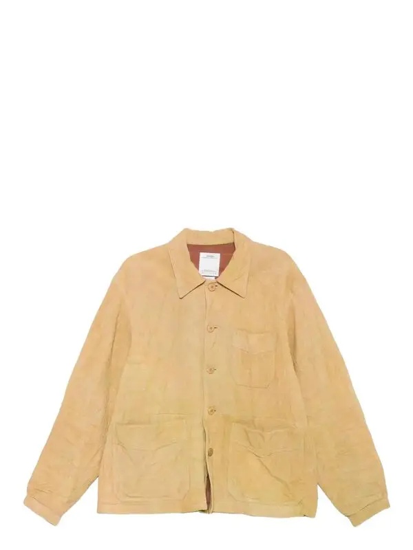 Visvim Patch-pocket Travail Coverall Jacket - Neutrals