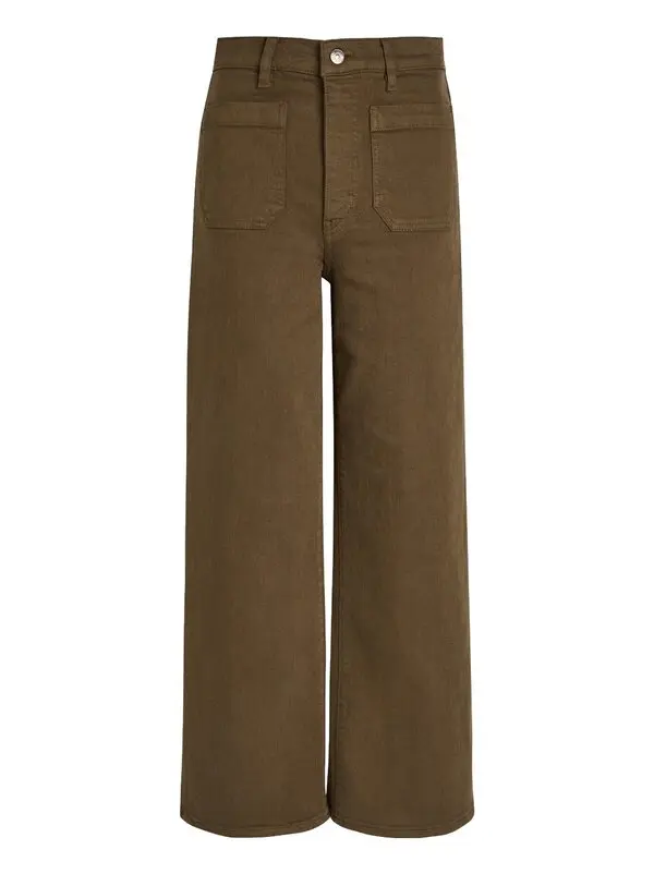FRAME The Anchor Straight-leg Jeans - Brown