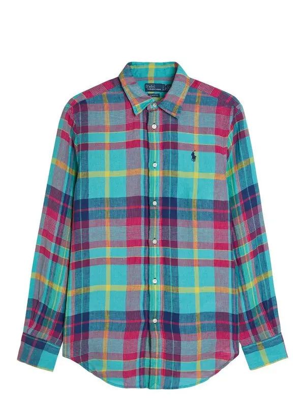 Polo Ralph Lauren Plaid Linen Shirt - Multicoloured 1