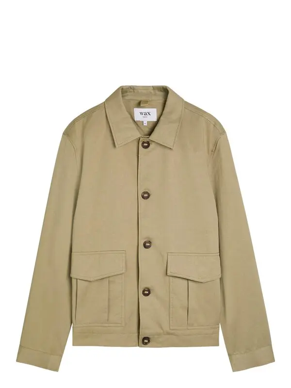 WAX LONDON Strand Twill Jacket - Tan