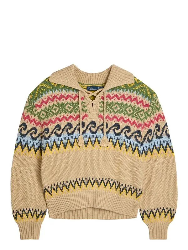 Polo Ralph Lauren Patterned Cotton-blend Jumper - Multicoloured 1