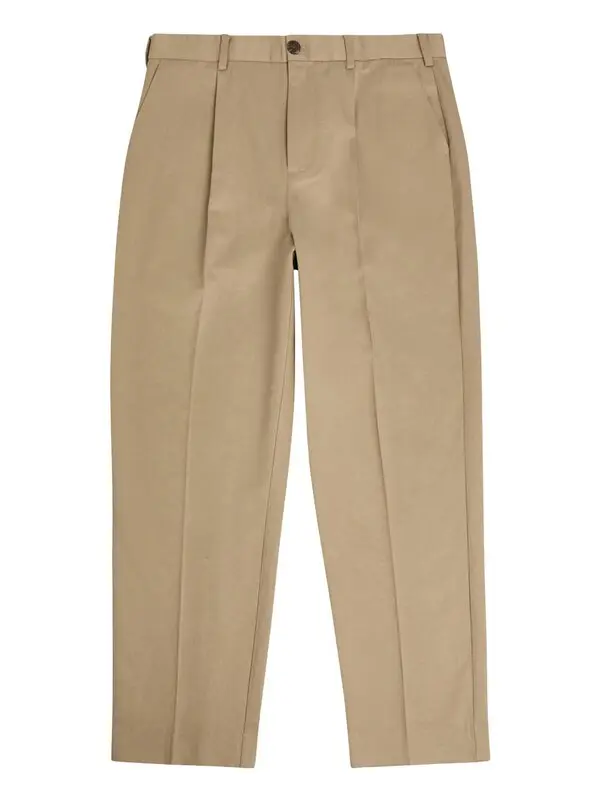 WAX LONDON Aubyn Tapered-leg Twill Trousers - Tan