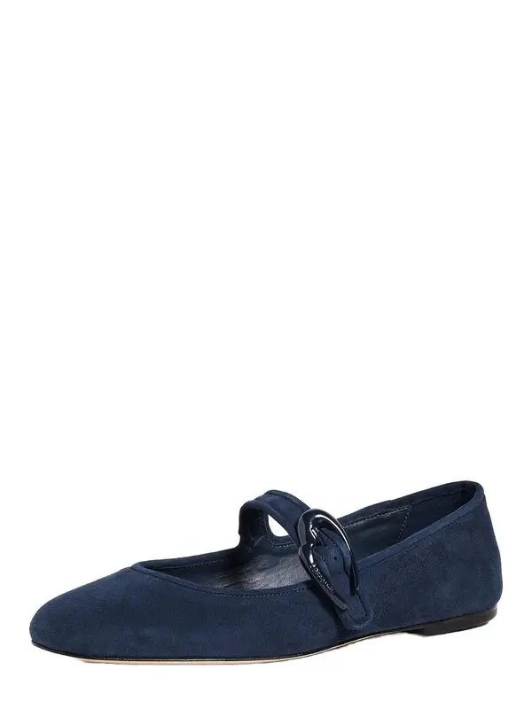 Larroude Verona Ballet Flats - Lancaster Indigo