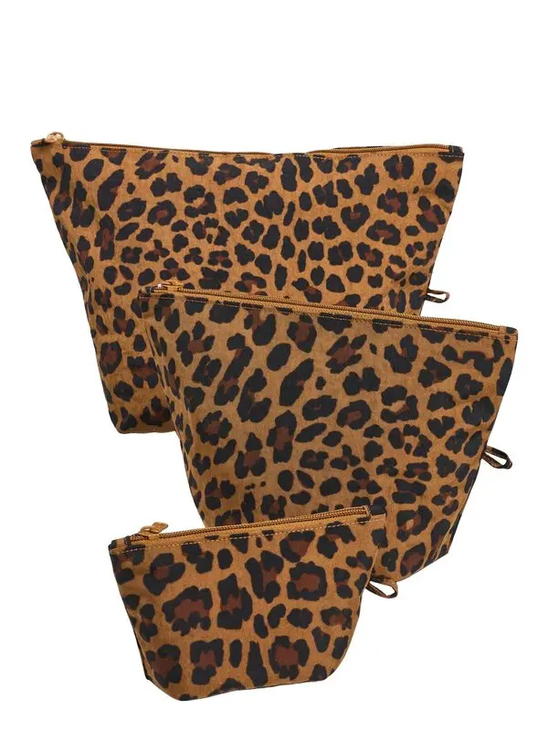 Baggu Printed Pouch Set - Leopard