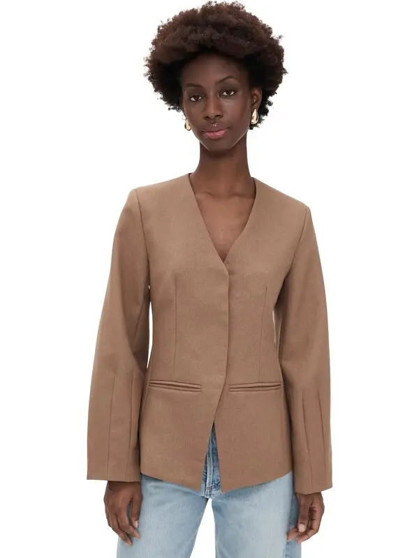 4TH & RECKLESS Stanlie Blazer - Taupe