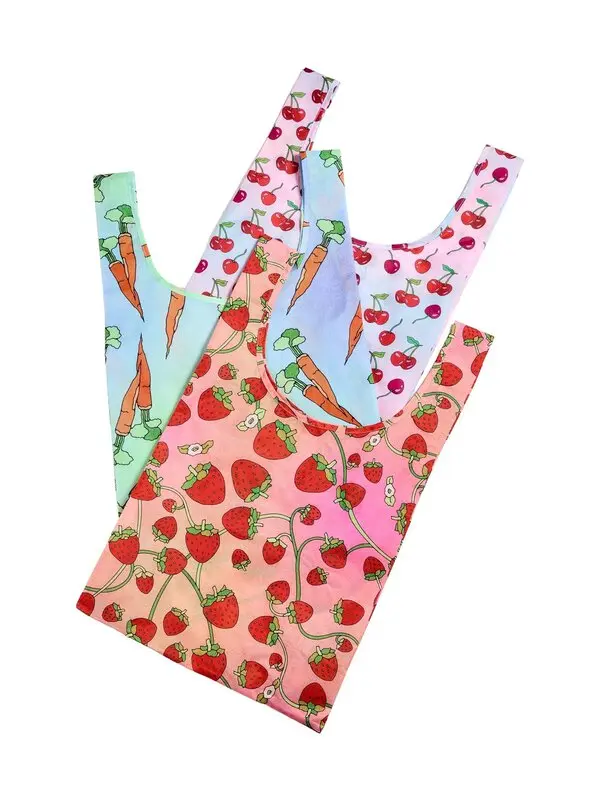 Baggu Standard Set Of 3 - Carrots & Berries