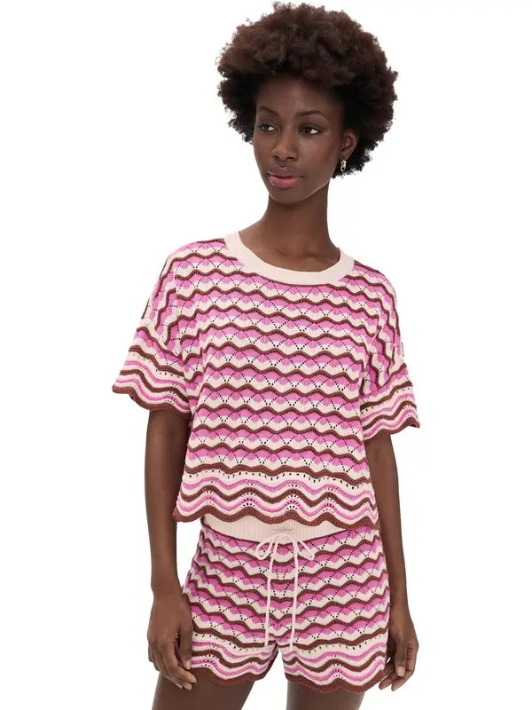 L*Space Sunchaser Crochet Top - Shell Yeah Crochet