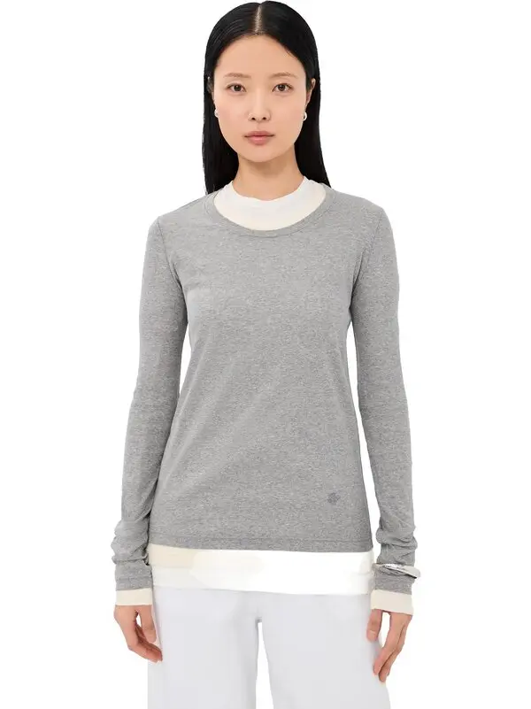 JIL SANDER Long Sleeve Layered T-shirt - Multicolor