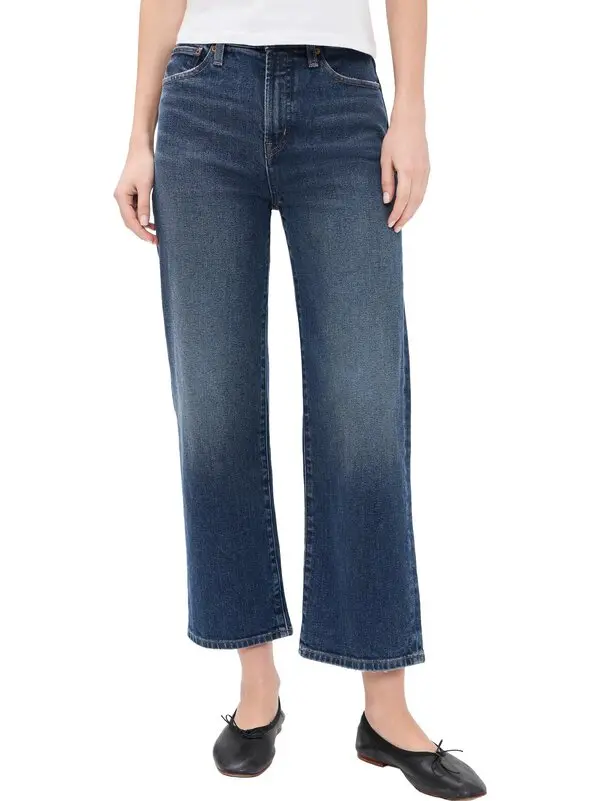 Madewell Vintage Crop Jeans - Midnight Waters Wash