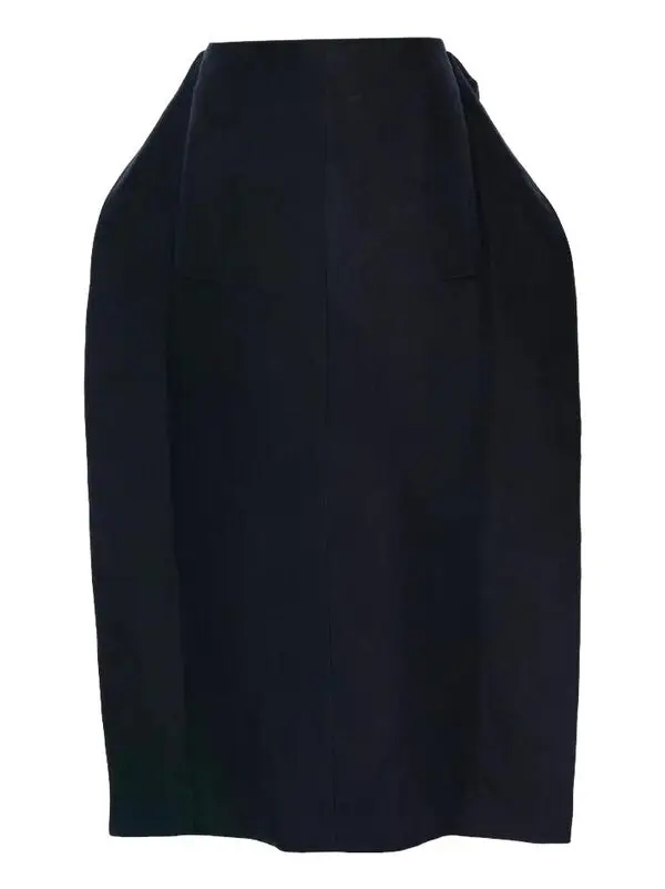 Khaite Midi Skirt With Front Pockets - Blue