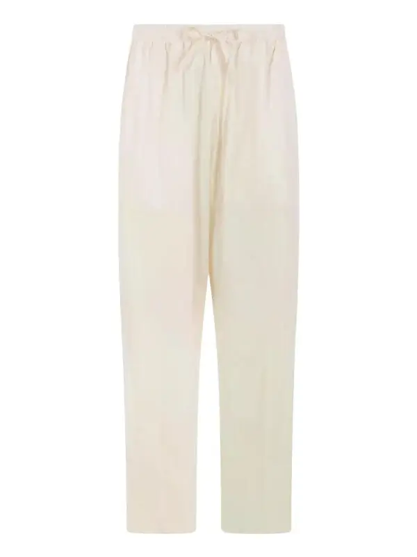 UMIT BENAN Drawstring Trousers - White