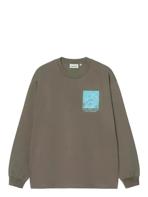 Carhartt Work In Progress Emerge Long-sleeve Graphic T-shirt - Green