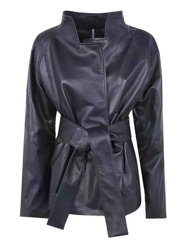 Liviana Conti Belted Jacket - Black