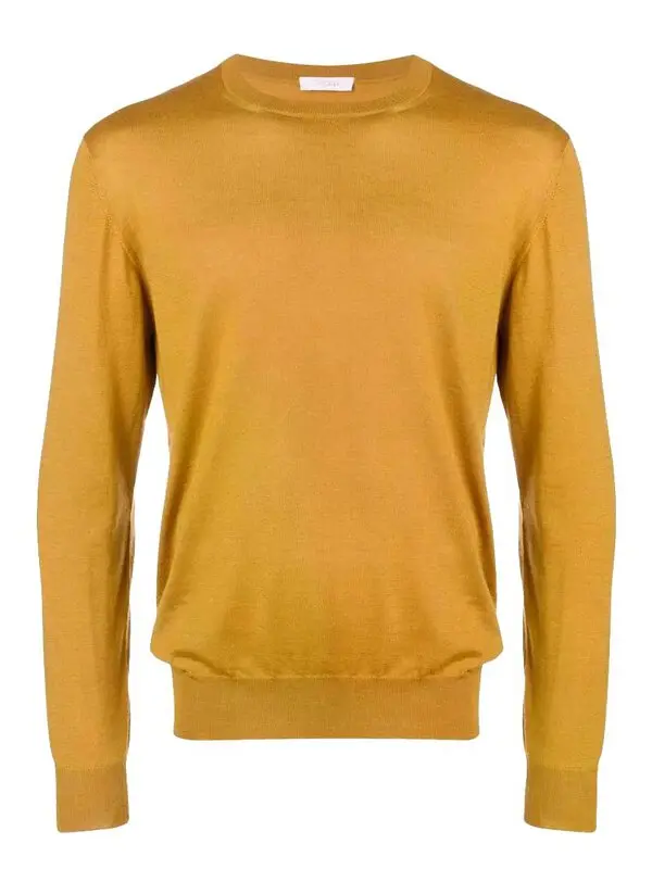 CRUCIANI Crew-neck Sweater - Yellow