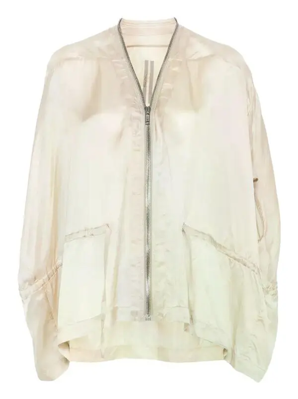 Rick Owens Zip-up Jacket - Neutrals