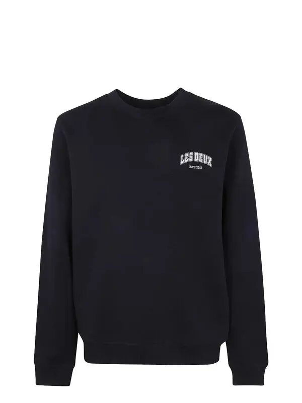 LES DEUX Brady Hoop Crewneck Sweatshirt - Blue