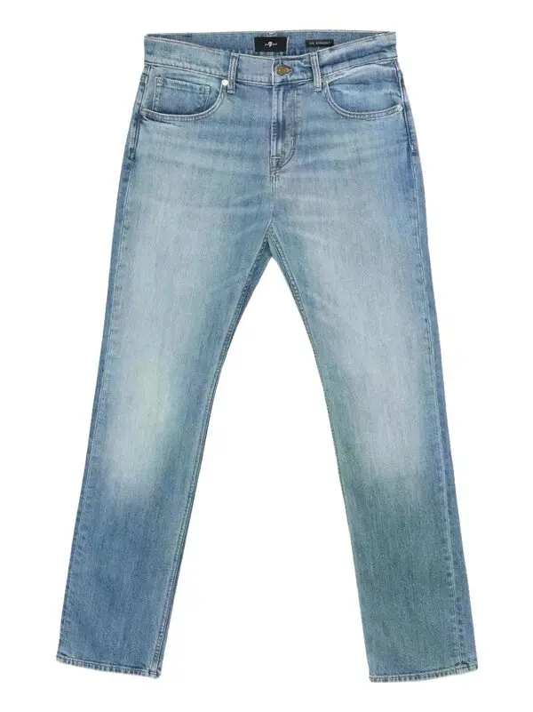 7 For All Mankind Straight Leg Jeans - Blue
