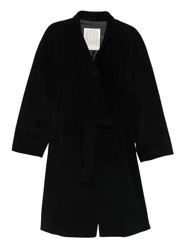 Gianfranco Ferre 1990s Belted Coat - Black