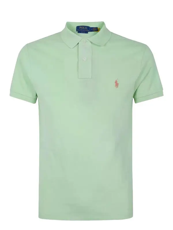 Polo Ralph Lauren Logo-detail Short-sleeve Polo Shirt - Green