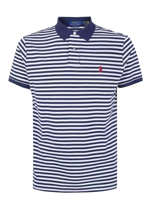 Polo Ralph Lauren Striped Polo Shirt - Blue