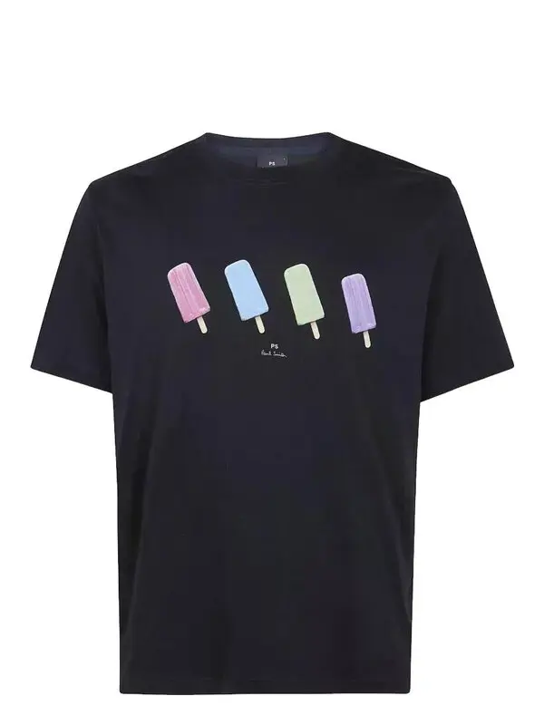 Paul Smith Popsicle-graphic T-shirt - Blue