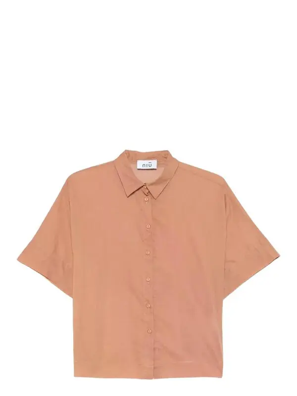 NIU Short-sleeve Shirt - Brown