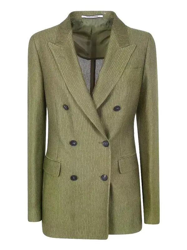Tagliatore Double-breasted Blazer - Green