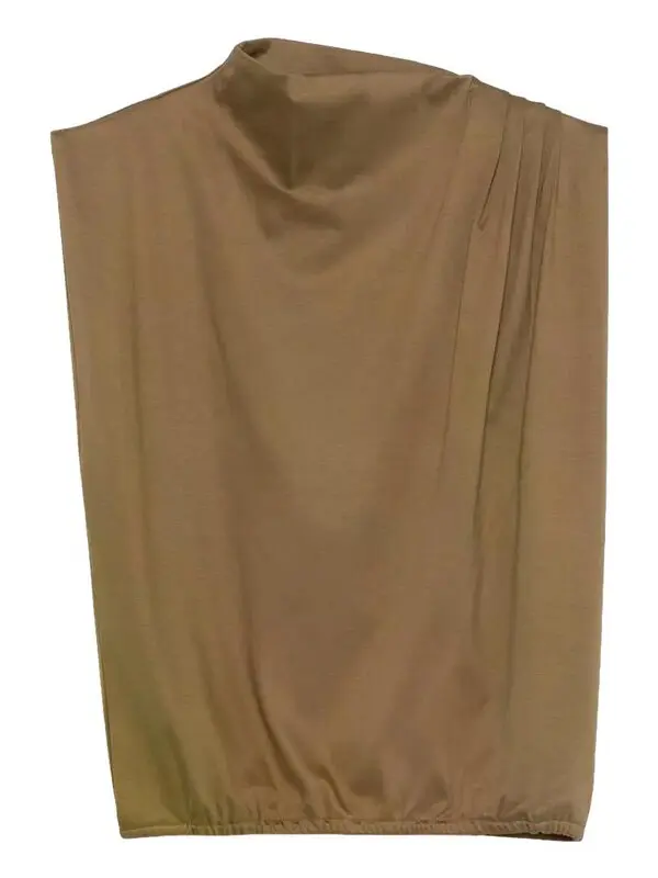 Soeur Idris Draped Top - Neutrals
