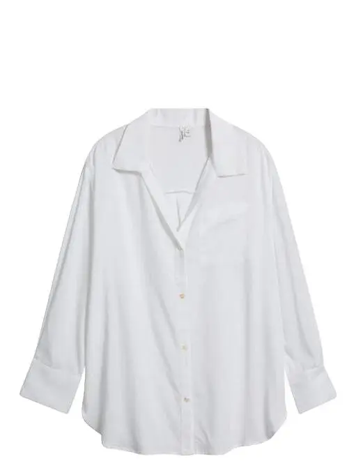 Nordstrom Cover-up Shirt - White