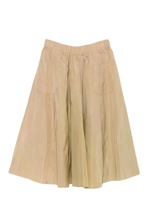 SUSANNE BOMMER A-line Midi Skirt With Pockets - Neutrals