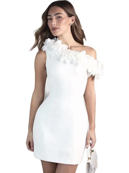 Coast Corsage Off-shoulder Mini Dress - Ivory
