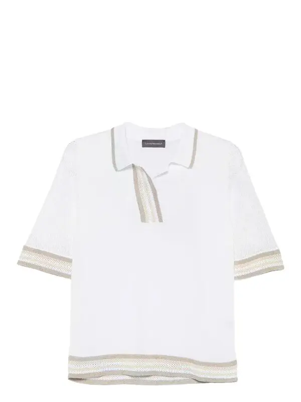 Lorena Antoniazzi Striped T-shirt - White