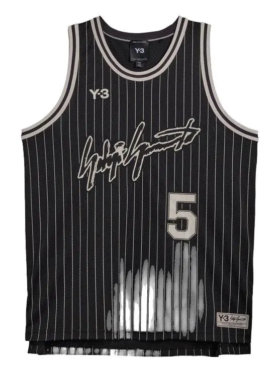 Y3 Elite 5 Basketball Jersey - Black