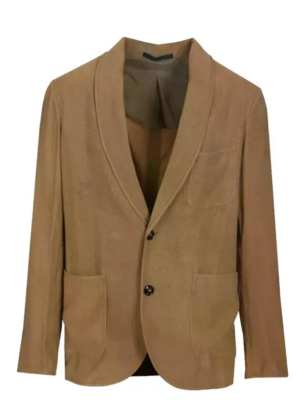 Giorgio Armani Notched Pocket Blazer - Neutrals