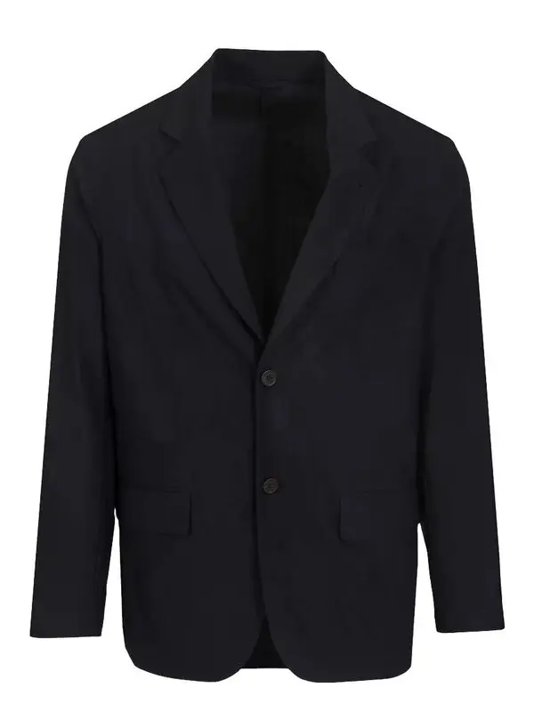 Emporio Armani Button Single-breasted Blazer - Blue