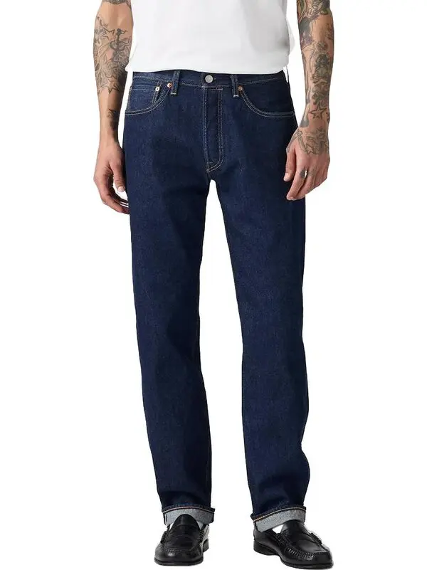 LEVI'S 501® Original Straight Leg Jeans - New Selvedge Rinse 1