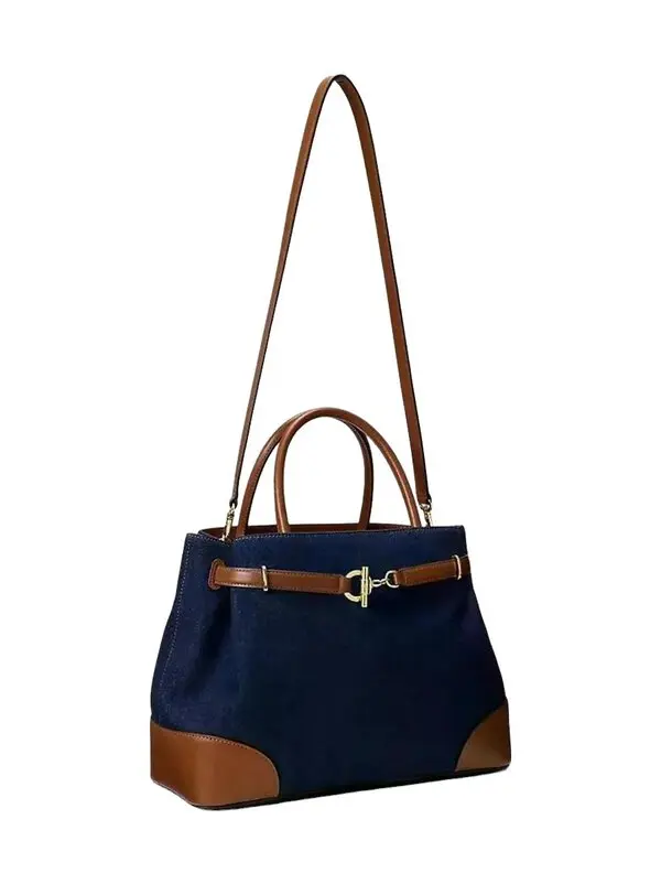 Ralph Lauren Blaike Buckle-detail Tote - Blue