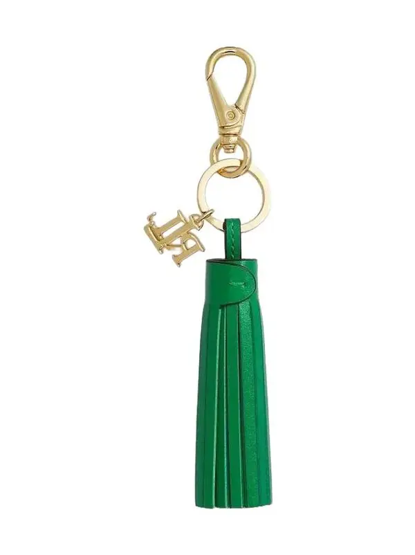 Ralph Lauren Logo-plaque Tassel Charm - Green